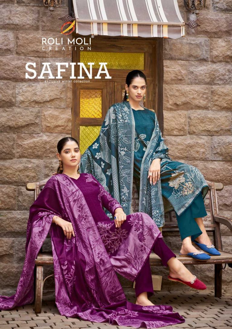 Roli Moli Safina Pashmina Salwar Suit Catalog 8 Pcs - Suratfabric.com